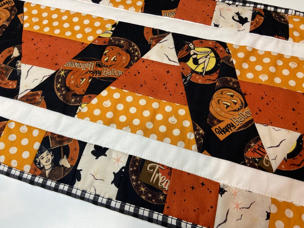 Easy Peasy Candy Corn Table Runner – Create Beautiful Quilts
