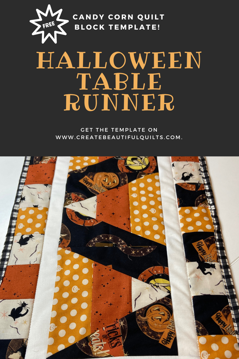 Easy Peasy Candy Corn Table Runner – Create Beautiful Quilts
