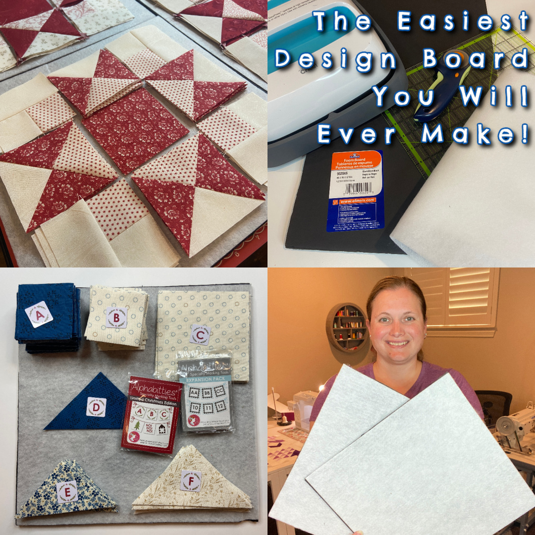 Easy, No Glue, Quilt Design Boards – Create Beautiful Quilts