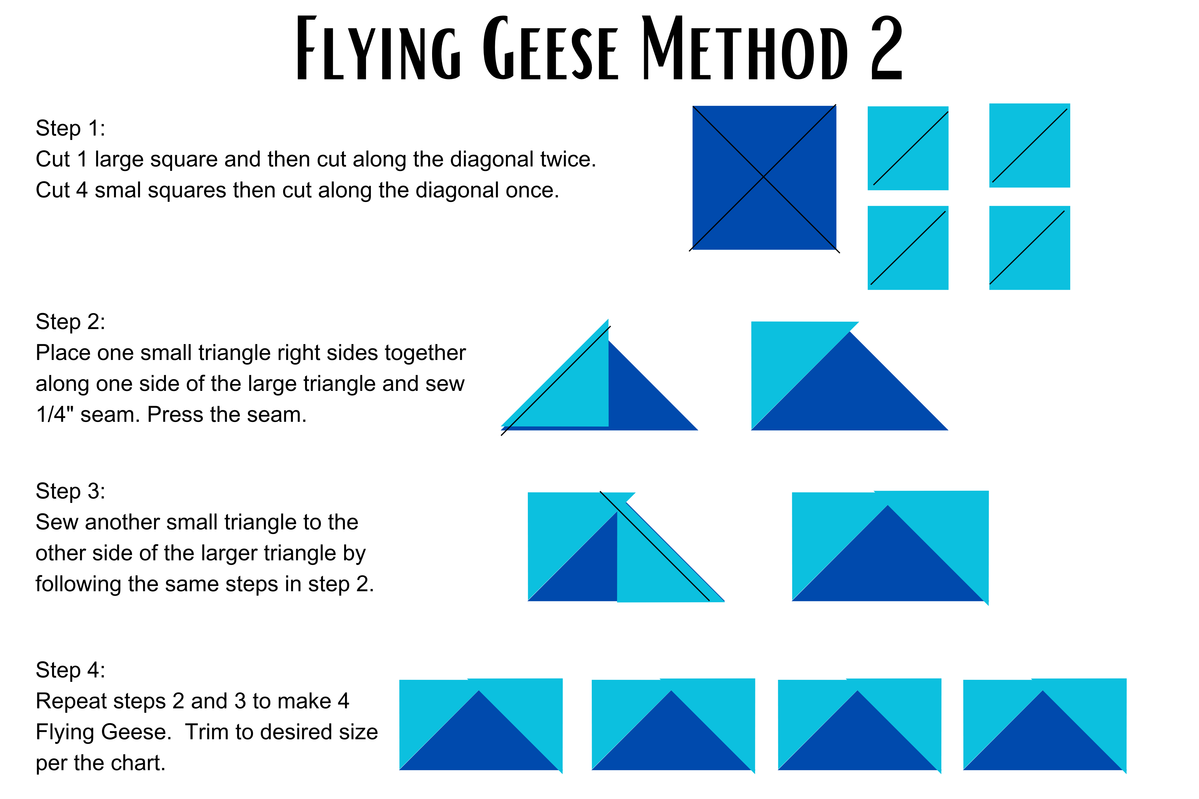 Two Methods For Perfect Flying Geese – Create Beautiful Quilts